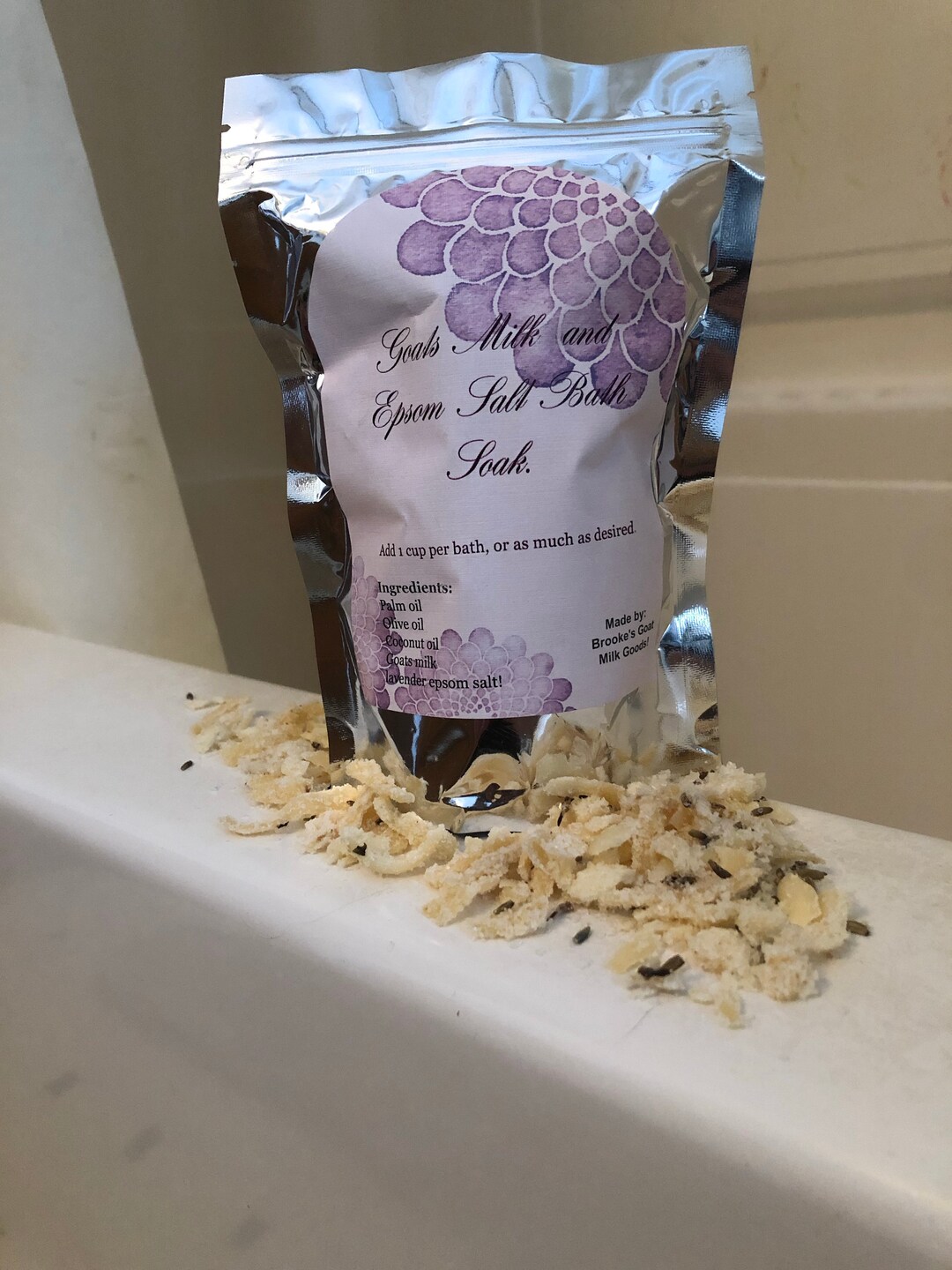 Lavender Goat Milk Bath Soak - Etsy