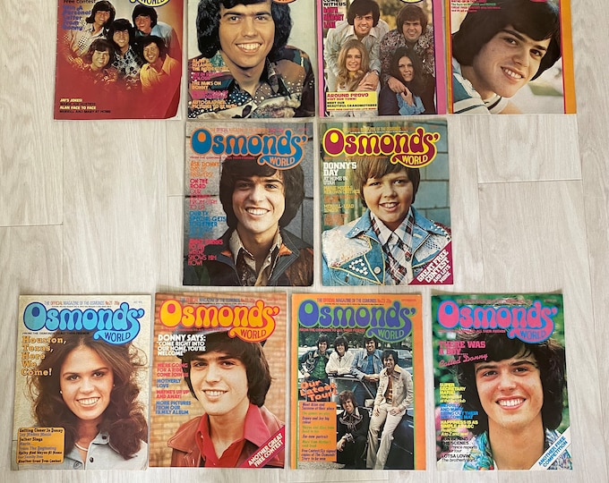 Osmonds World Magazines, LAST ONE - No 24 - Etsy