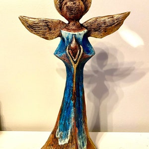 SINGLE SIDED Rustic Tabletop Angel Decor - Etsy