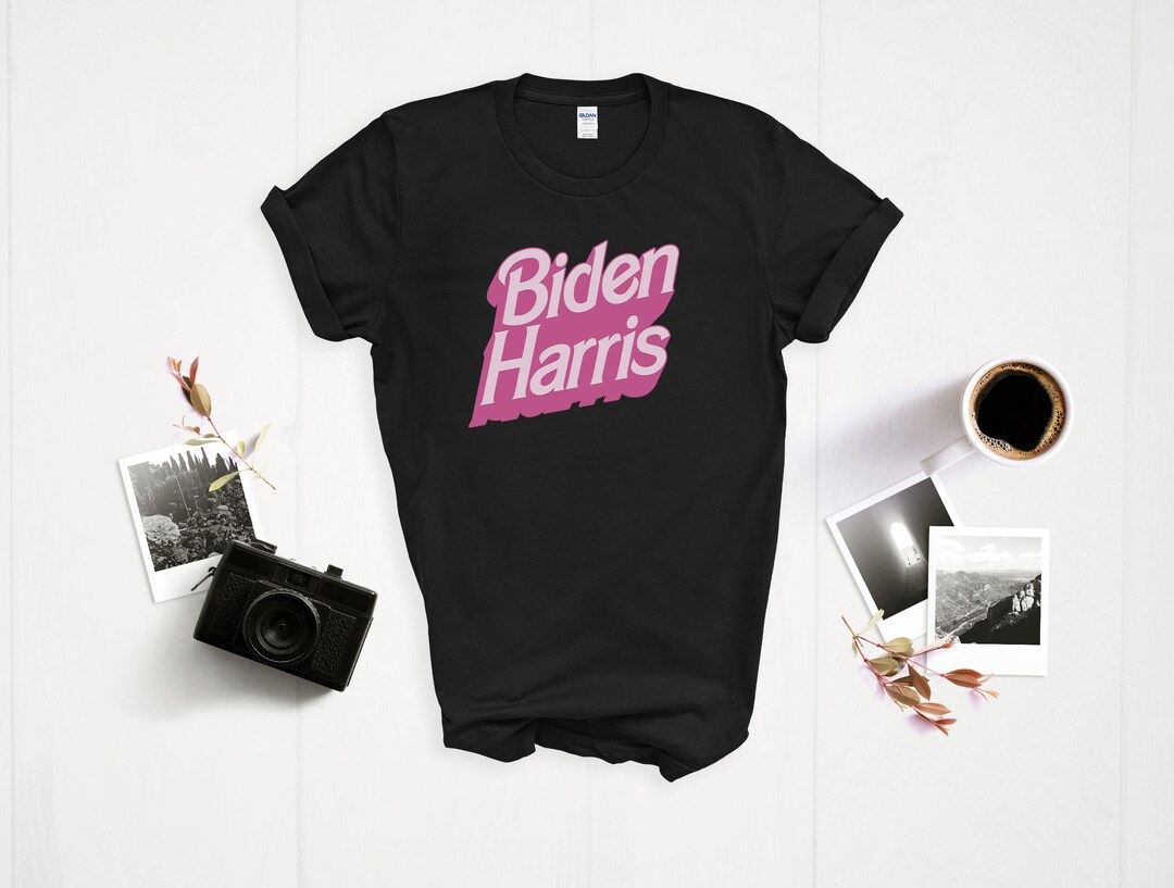 Cute 2024 Biden Harris Doll Font President T-shirt Pro Joe Biden, Pink ...