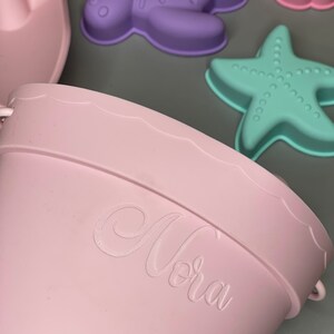 Personalized Silicone Summer Kids Beach Set Custom Silicone | Etsy