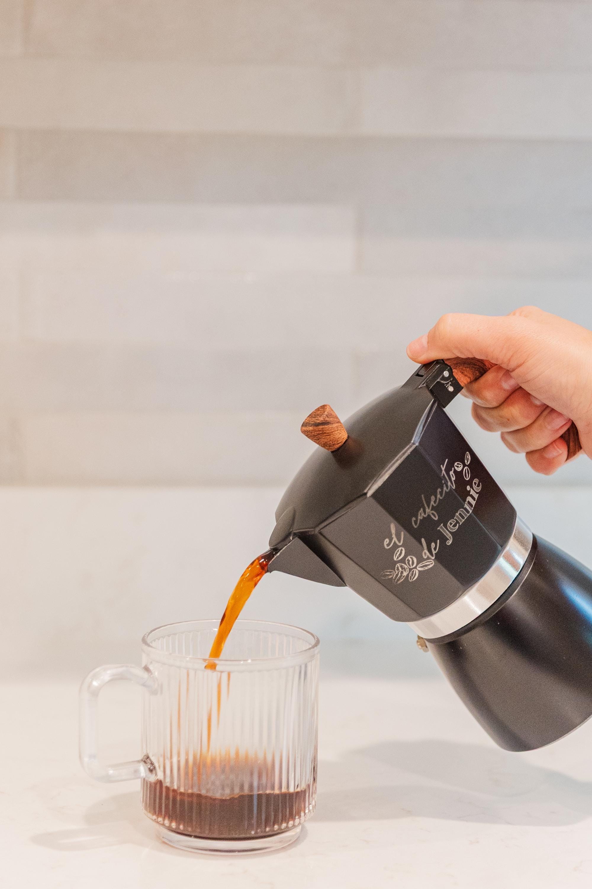 Personalized Stovetop Espresso Maker – Custom Moka Pot With Name ...