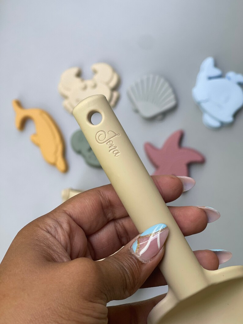 Personalized Silicone Summer Kids Beach Set Custom Silicone | Etsy