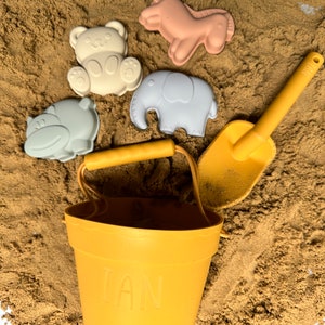 Personalized Silicone Summer Kids Beach Set, Custom Silicone Beach Toy ...