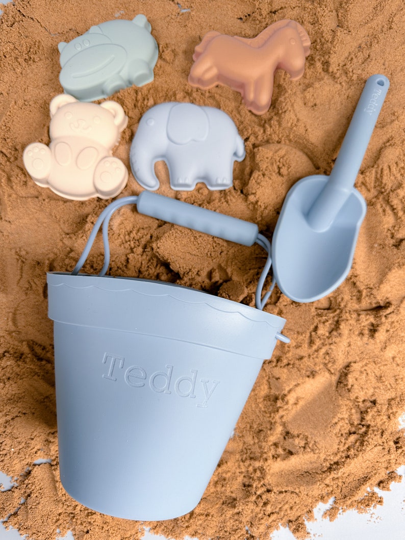 Personalized Silicone Summer Kids Beach Set Custom Silicone - Etsy