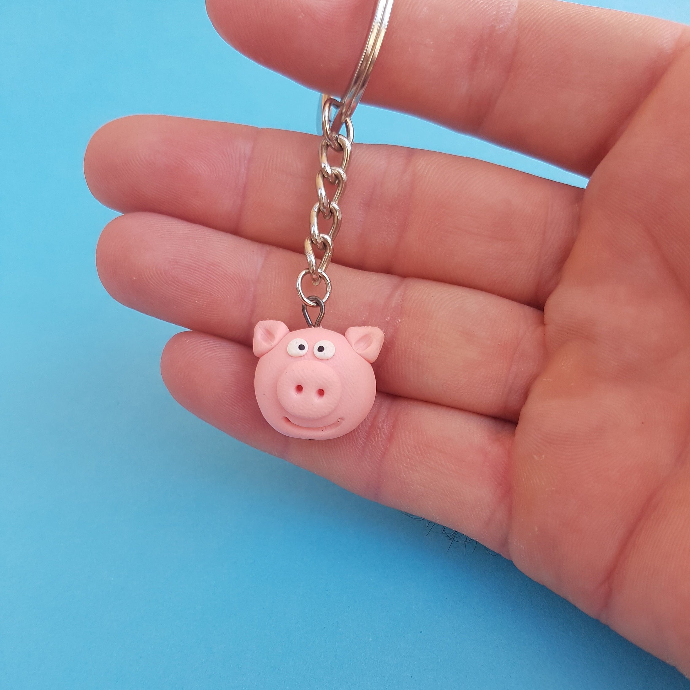 Pink Pig Keychain Kawaii Pig Funny Gifts Best Friend - Etsy
