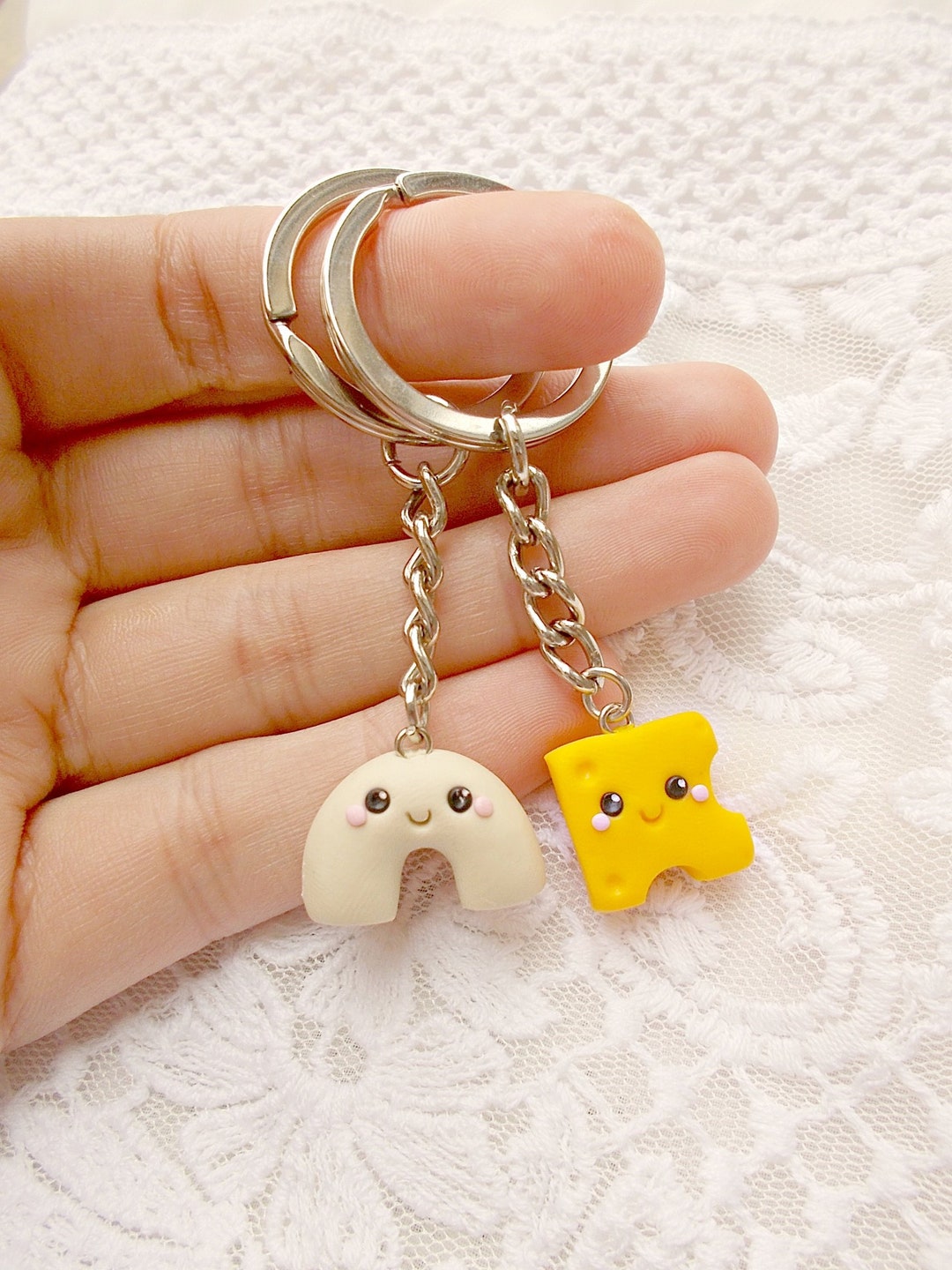Mac and Cheese Best Friend Keychains - Best Friend Keychains - Easter ...