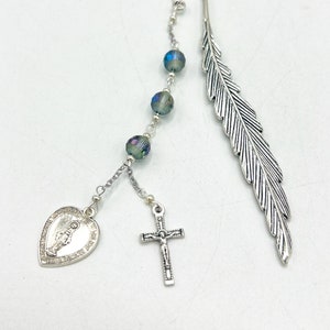 Miraculous Medal Hail Mary Bookmark Chaplet Combo Virgin Mary St ...