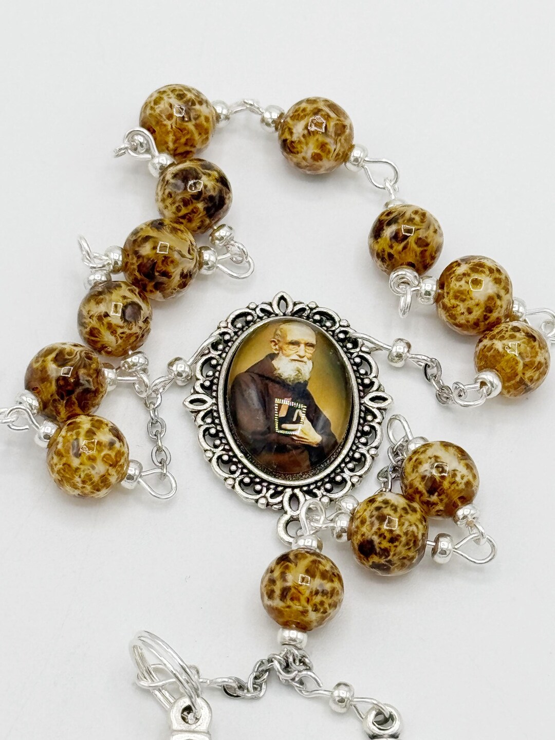 Blessed Solanus Casey Palm Rosary Chaplet Catholic Prayer Beads ...