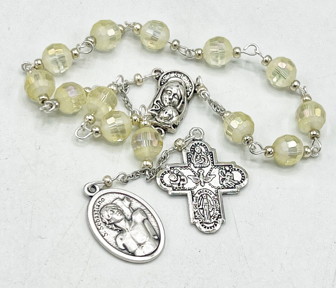 Saint Sebastian Niner Chaplet Captain Healer Martyr Patron of Athletes ...