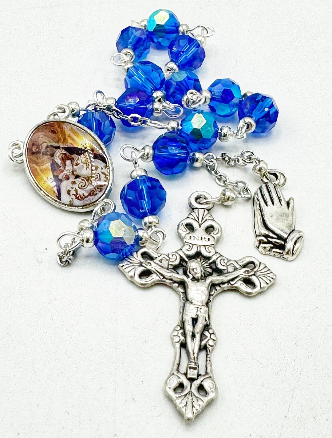 Our Lady of Providence Palm Rosary Chaplet Catholic Marian Devotion ...