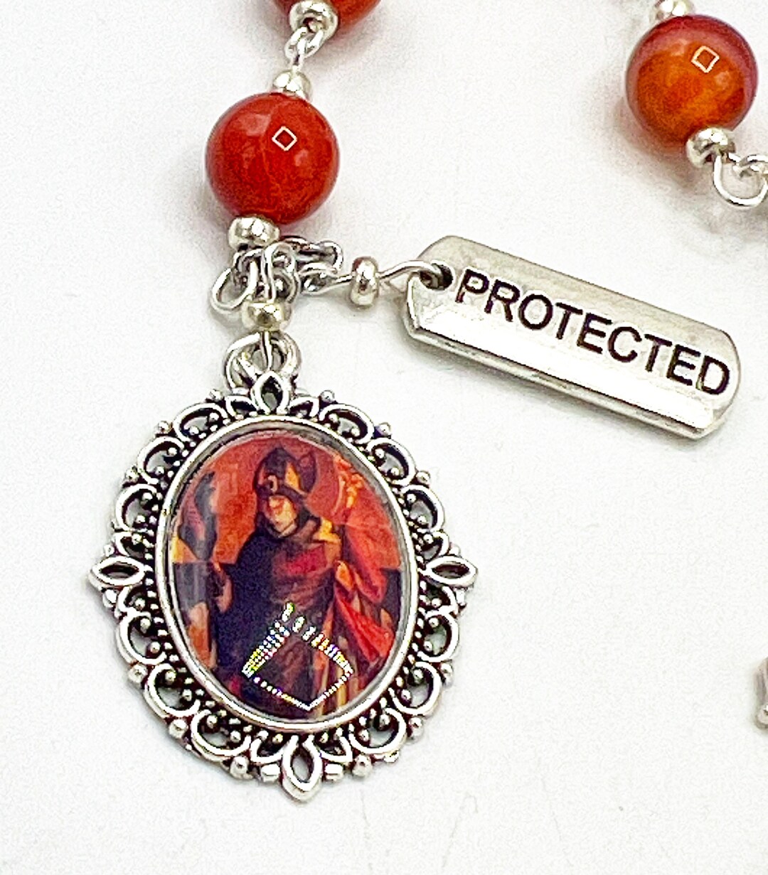 Saint Elmo Erasmus of Formia Looped NINER Chaplet Catholic 14 Holy ...