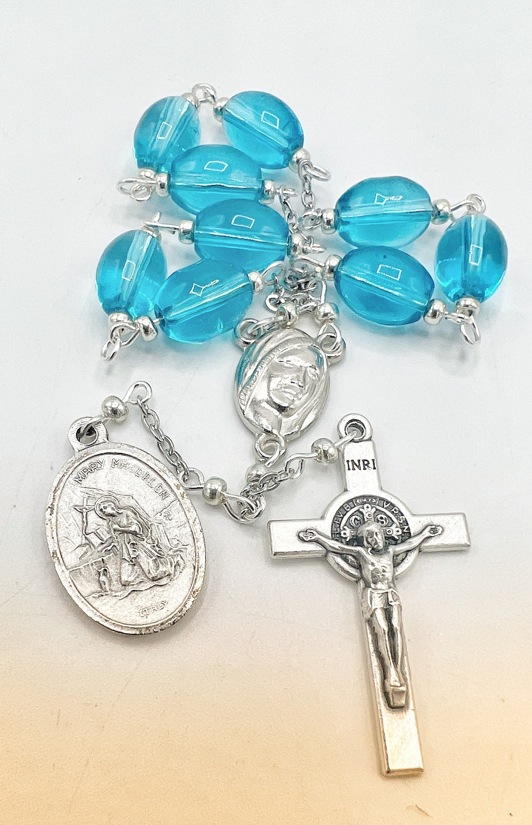 Saints Mary Magdalene and Martha Looped NINER Chaplet Catholic Devotion ...