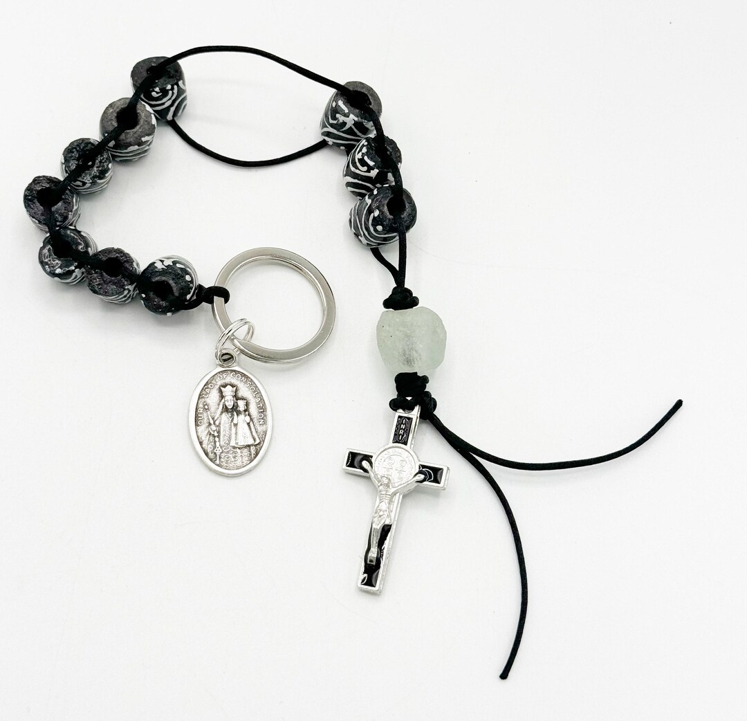Our Lady of Consolation Single Decade Rosary Palm Pocket Tenner ...