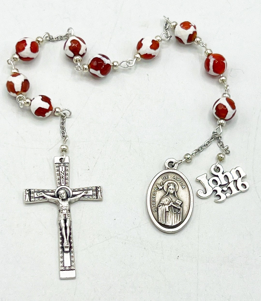 Saint Teresa of Avila NINER Chaplet Mystic Doctor of the Church ...