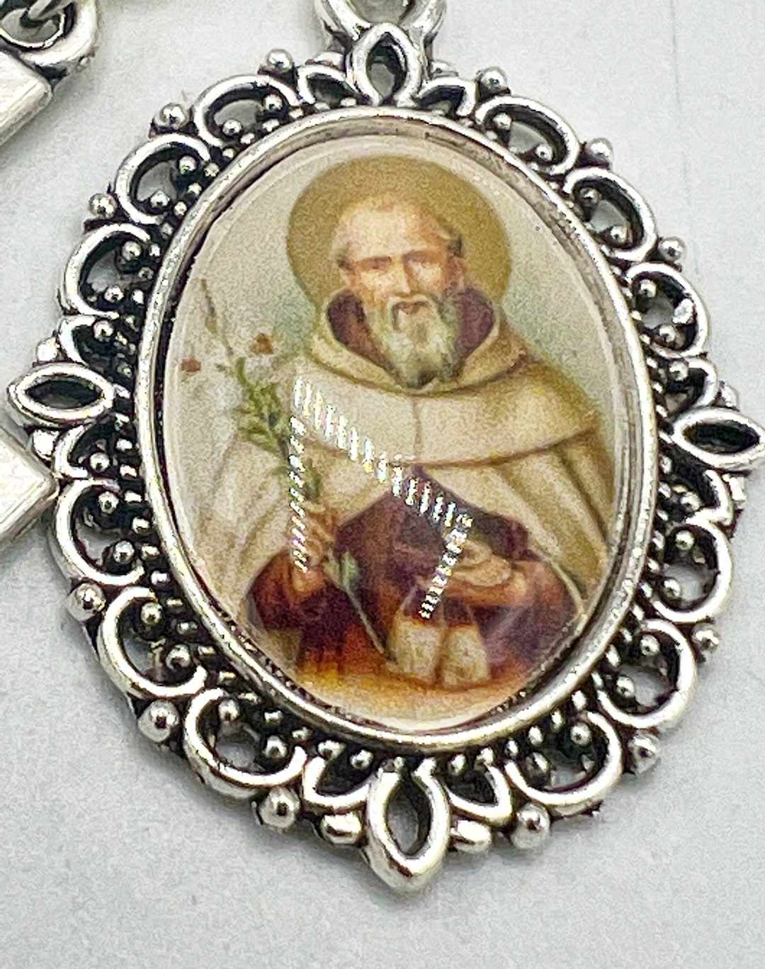 Saint Simon Stock Niner Looped Chaplet Catholic Carmelite Order Brown ...