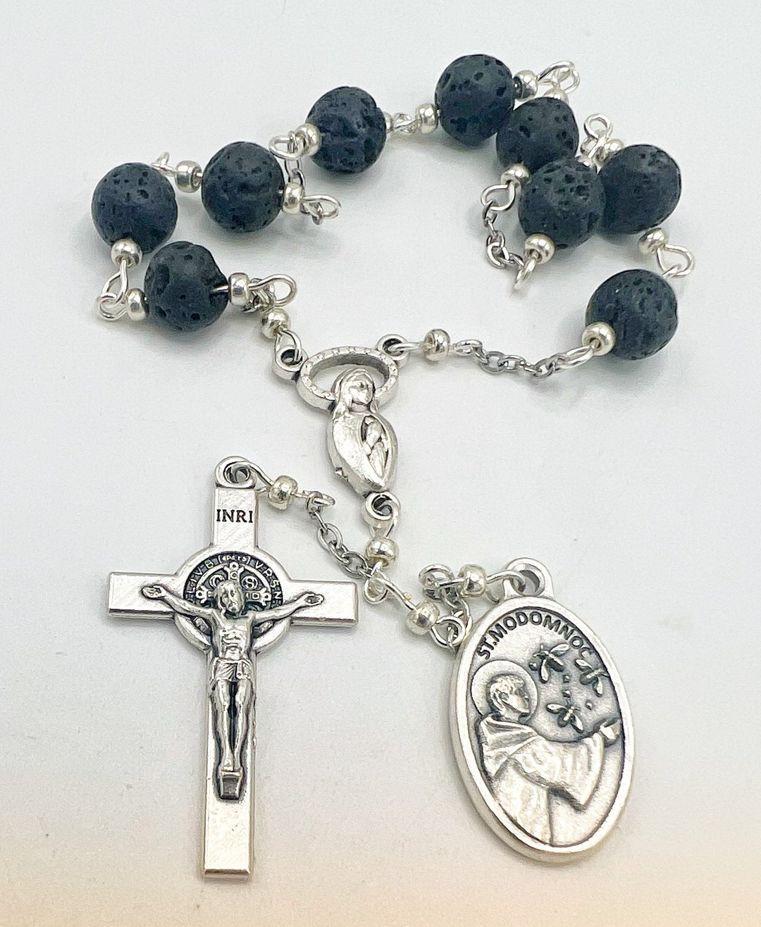 Saint Modomnoc of Ossory Looped Niner Chaplet Catholic Devotion Irish ...