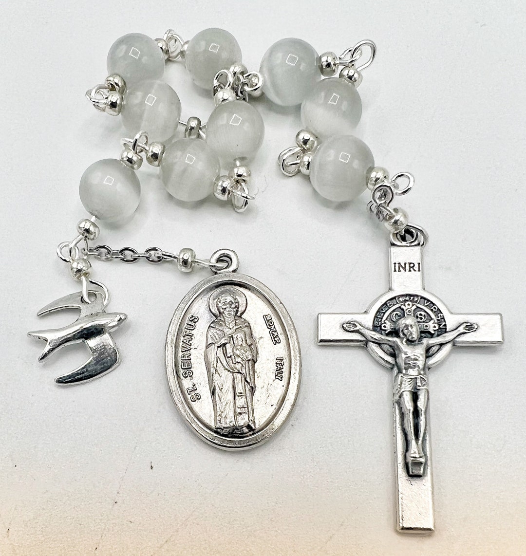 Saint Servatius of Tongeren NINER Novena Chaplet Bishop Dove of Peace ...