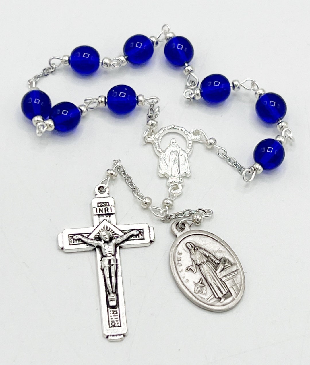 St Luke the Evangelist Niner Chaplet Catholic Prayer Beads Saint Luke ...