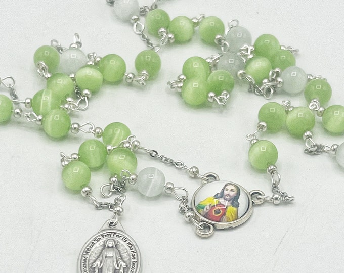 Green Scapular Chaplet Jesus Roman Catholic Devotion Sacraments ...