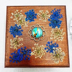 Our Lady of Lourdes Rosary Keepsake Box Pyx Catholic Gift Religious ...