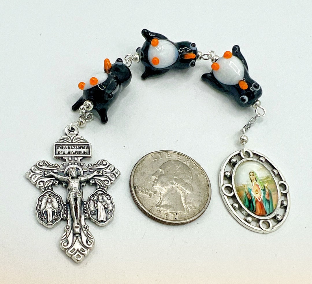 Penguin Hail Mary Chaplet Catholic Devotion Mariology Our Lady Virgin ...