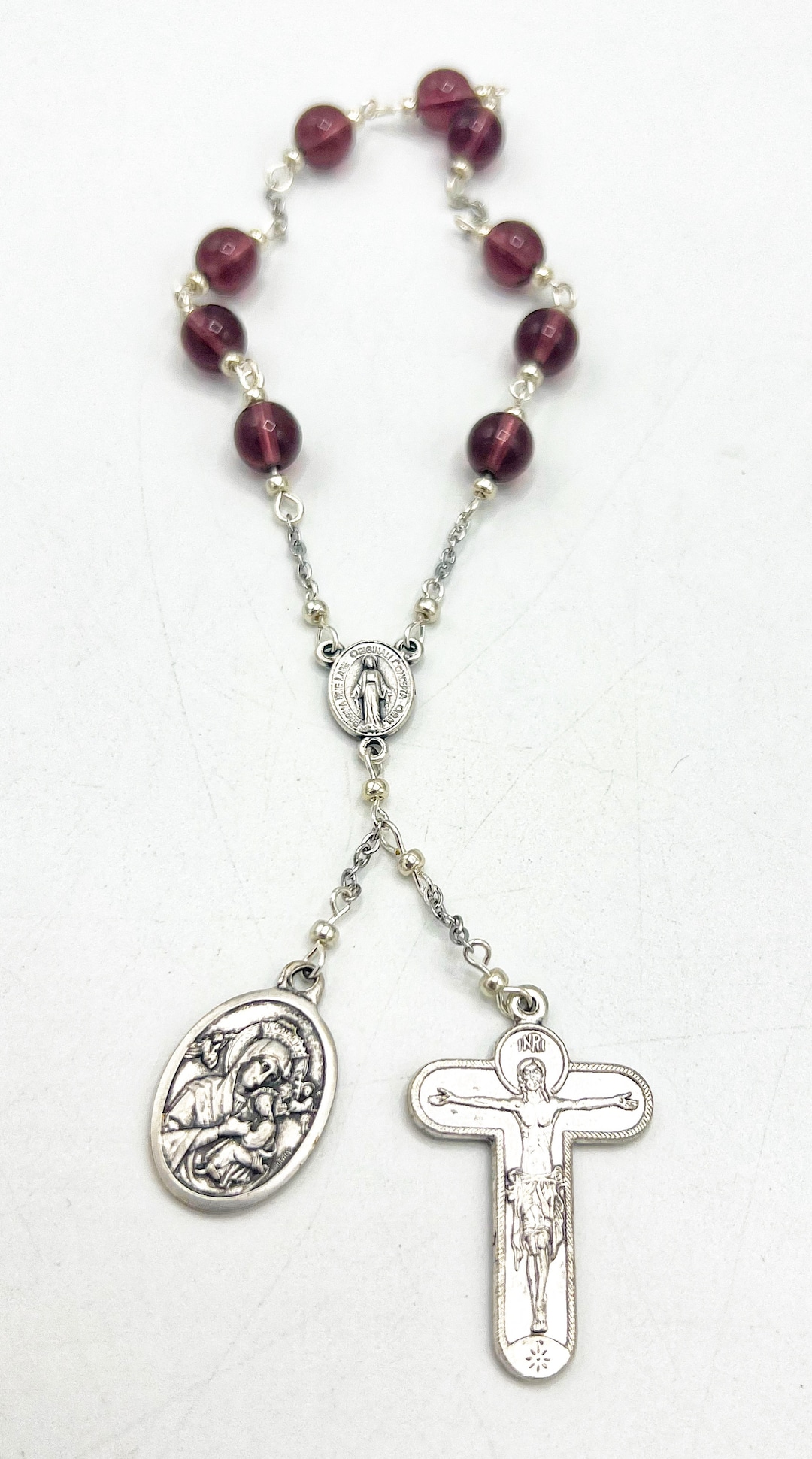 Our Lady of Good Counsel Chaplet – Niner Novena Prayer Beads – Catholic ...