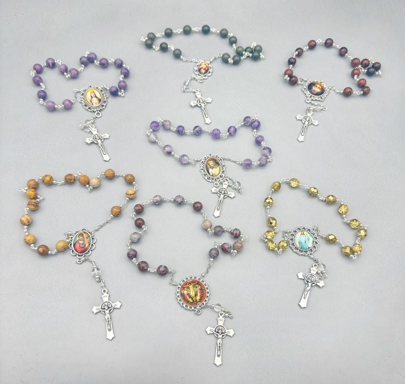 The 7 Palm Chaplets Set – Palm Sunday Catholic Devotion – Holy Week ...