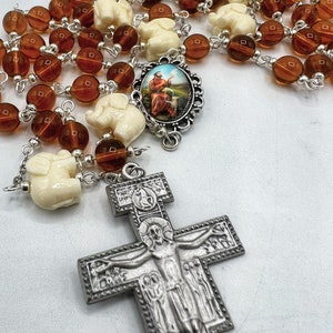 St Francis of Assisi Franciscan Crown Rosary Seraphic Rosary the Seven ...