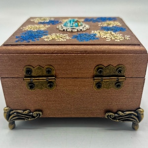 Our Lady of Lourdes Rosary Keepsake Box Pyx Catholic Gift Religious ...