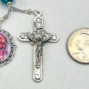 St Teresa of Calcutta Palm Rosary Catholic Devotion Gift Shop - Etsy