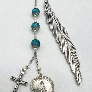 Miraculous Medal Hail Mary Bookmark Chaplet Combo Virgin Mary St ...