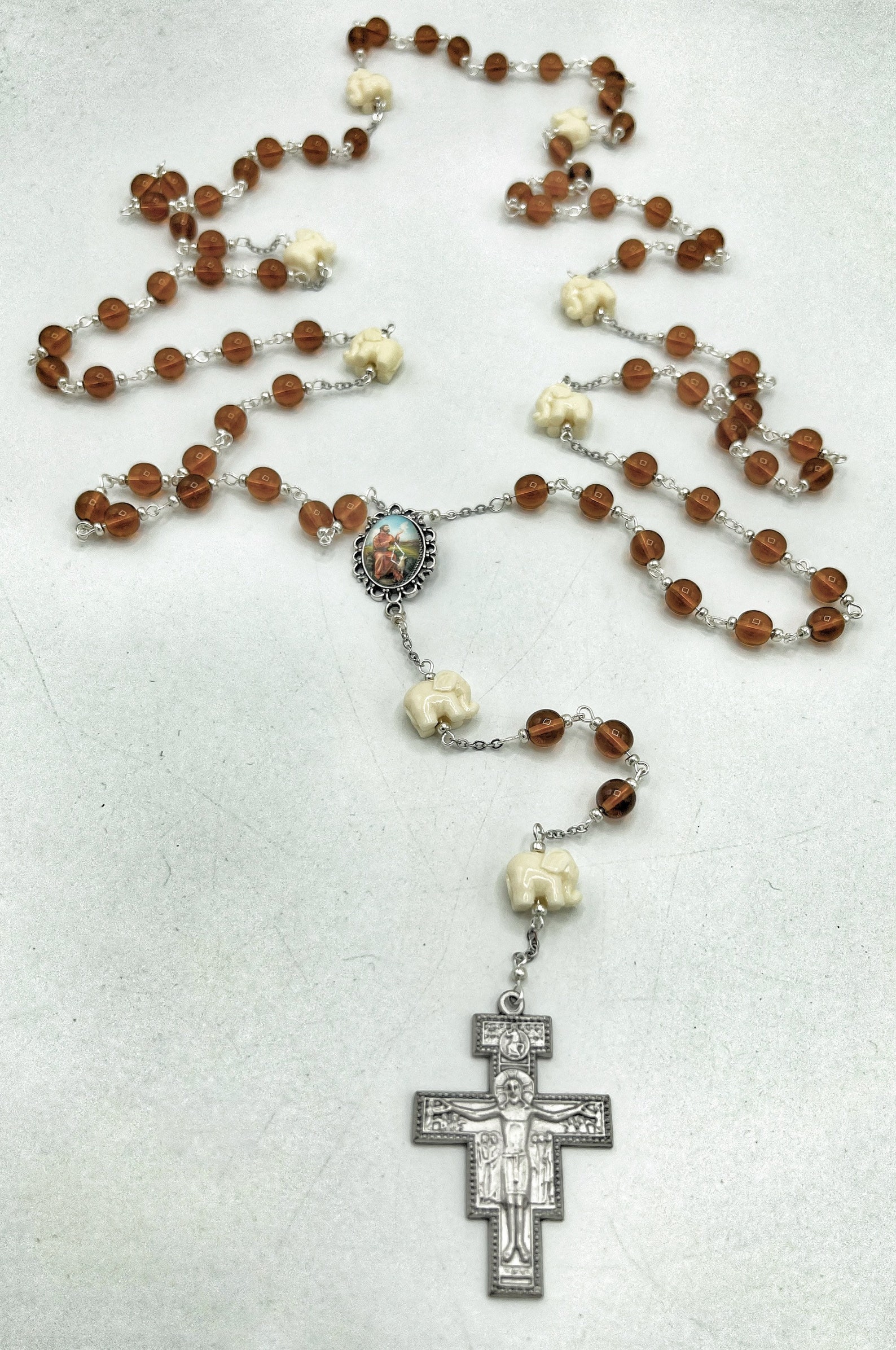 St Francis of Assisi Franciscan Crown Rosary Seraphic Rosary - Etsy