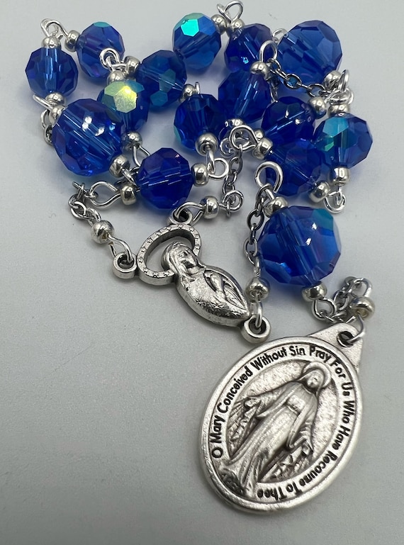 Crown of Twelve Stars Immaculate Conception Chaplet Catholic - Etsy