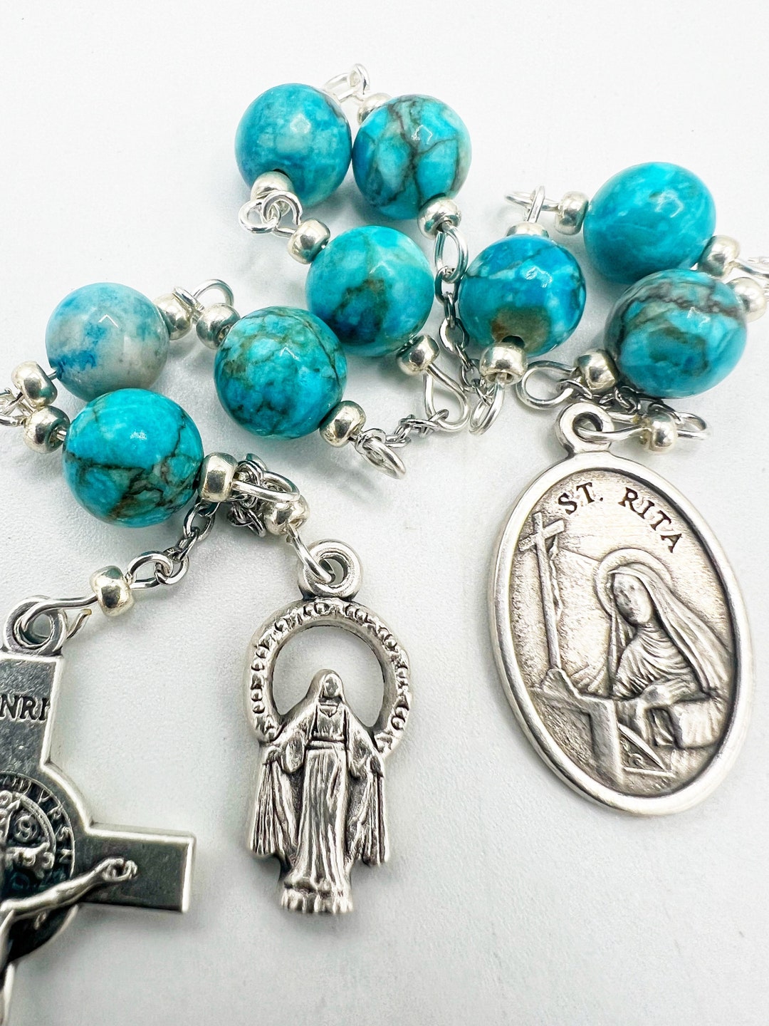St Rita of Cascia Novena Chaplet Niner Stigmata Catholic Devotion ...