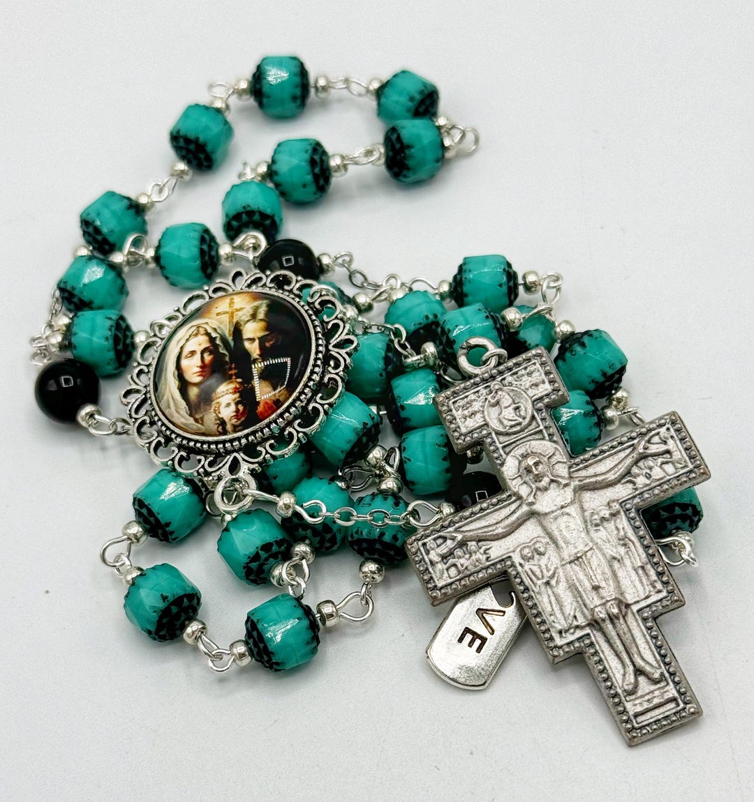 Franciscan Family Chaplet Catholic Gift Confirmation Passion Christ ...