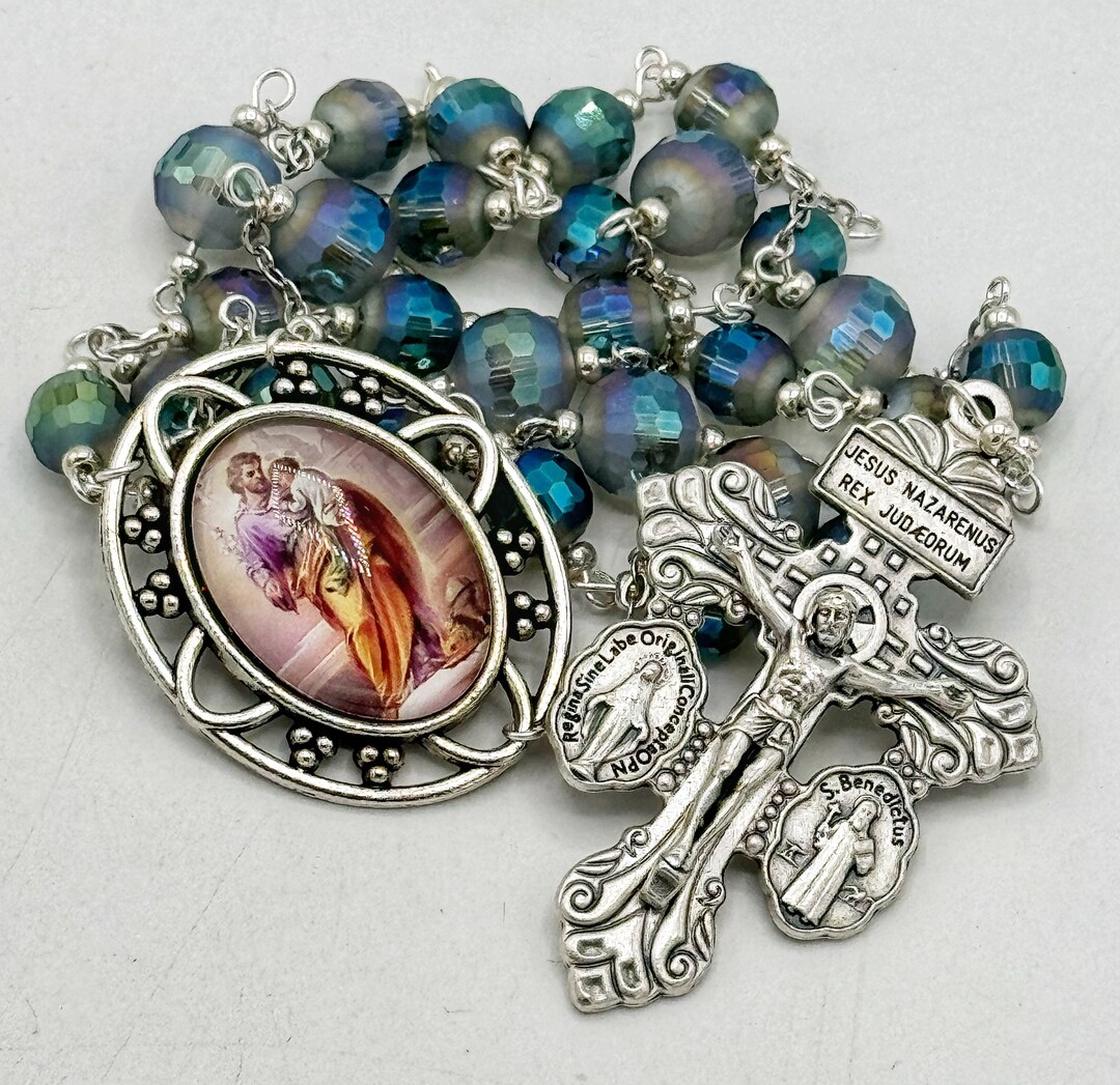 The Seven Joys and Seven Sorrows of Saint Joseph Chaplet Catholic Man ...