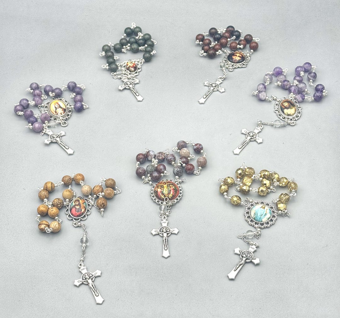 The 7 Palm Chaplets Set – Palm Sunday Catholic Devotion – Holy Week ...