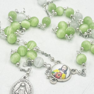Green Scapular Chaplet Jesus Roman Catholic Devotion Sacraments ...