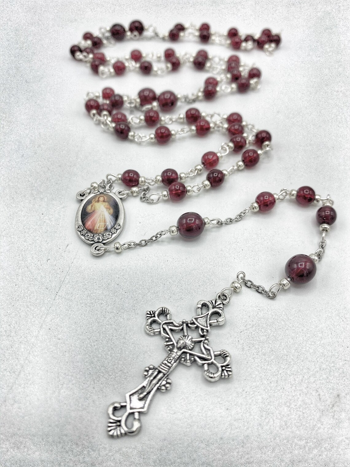 Divine Mercy Chapletchaplet of the Divine Mercyjesusvirgin - Etsy