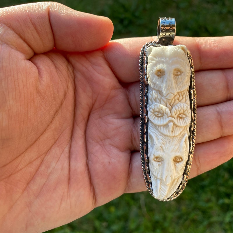 Hand Carved Bone - Etsy