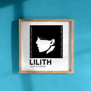 Agust D Lilith SVG Shirt Print Png BTS Suga Agust D Tour Wall Print ...