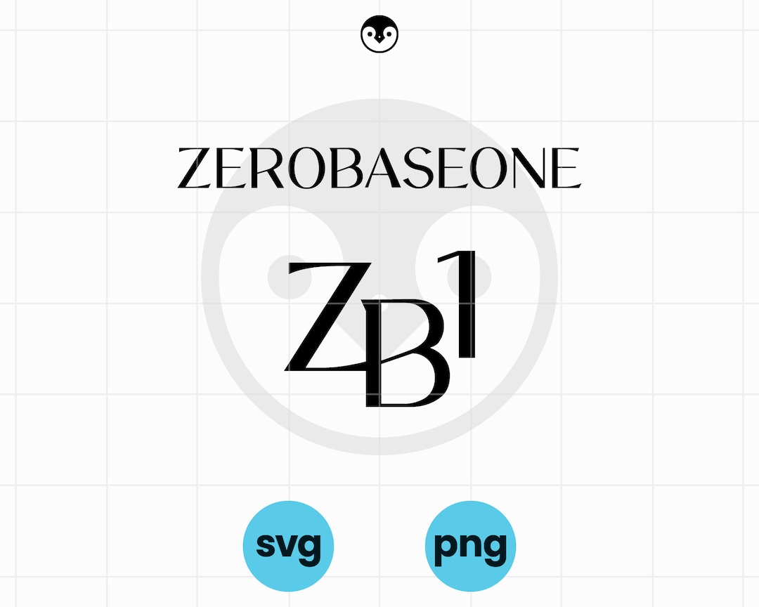 ZB1 SVG Logo Png Zerobaseone Debut ZB1 Vector ZB1 Shirt - Etsy
