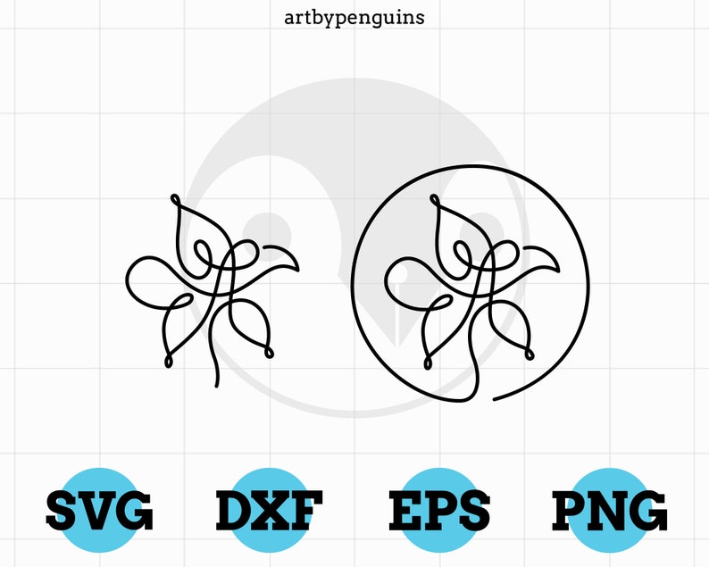 Smeraldo Flower SVG Png Eps Dxf BTS the Truth Untold - Etsy