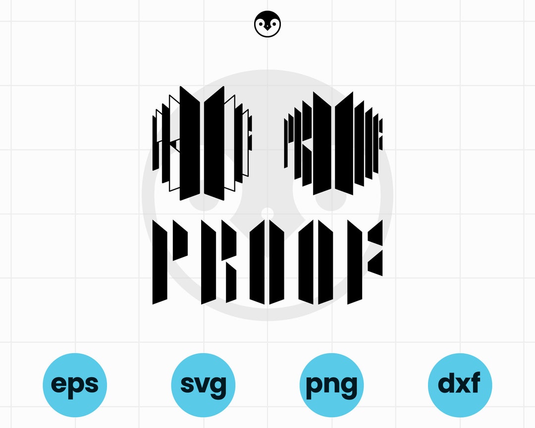BTS Proof Album Cover SVG Png, Eps, Dxf Army BTS Anthology Art Vector ...