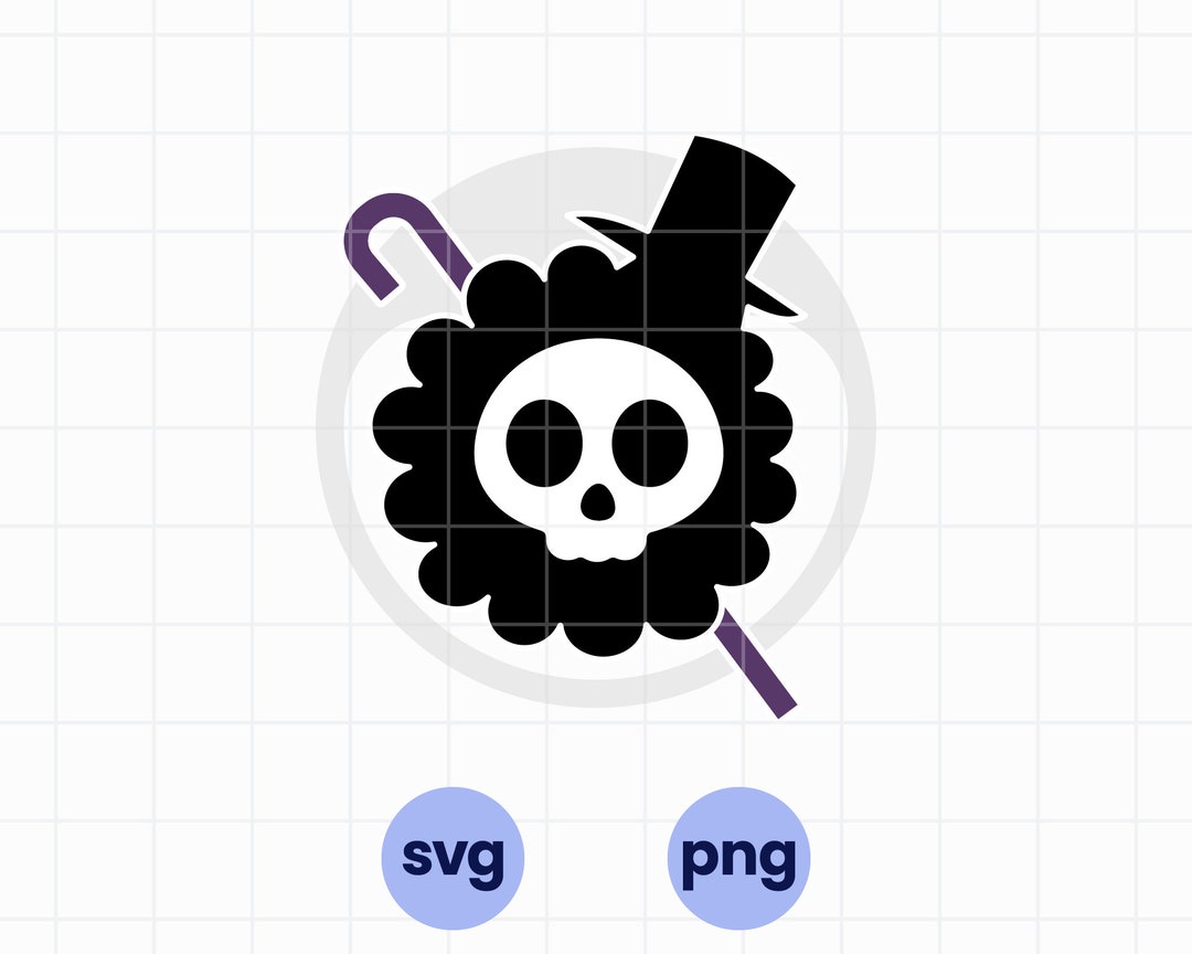 Soul King Skull SVG Png Brook Anime Vector Anime Files for Cricut - Etsy