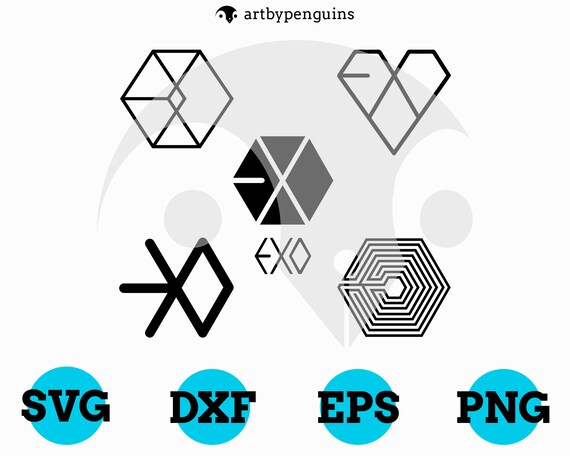 EXO SVG Bundle Png Eps Dxf Korean Boyband Cricut Files - Etsy India