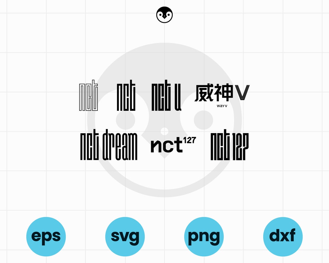 NCT SVG Logo Bundle Png, Eps, Dxf Kpop Nctzen Vector, Cricut File for T ...