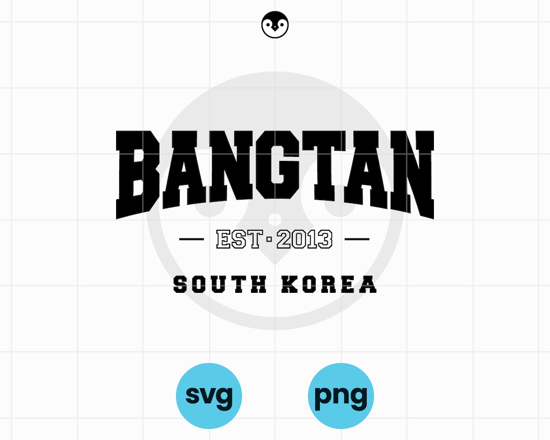 Bangtan SVG | Png | BTS Bangtan Digital Art | BTS Printables | Cricut ...