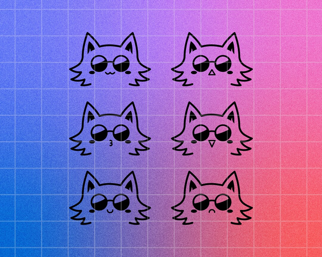 Gojo Cat SVG | Png | Anime SVG | Anime Cricut File - Etsy